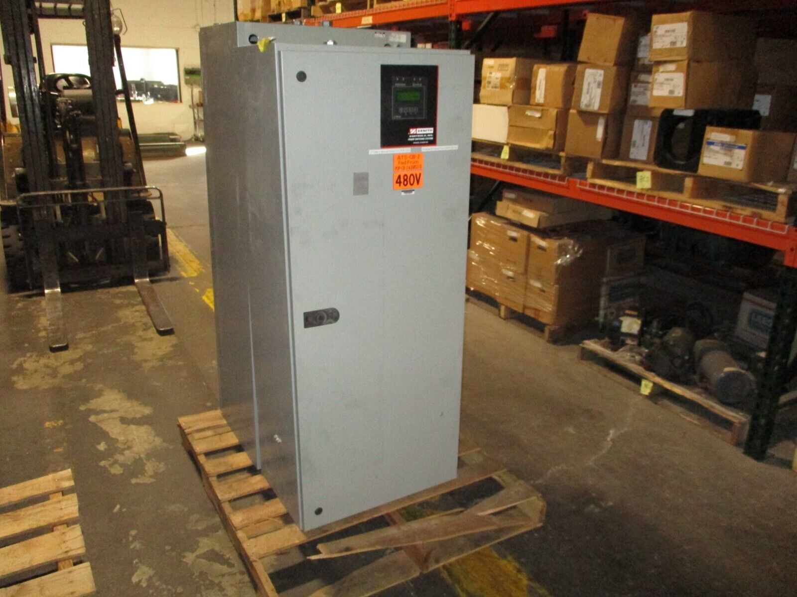 Zenith Automatic Transfer Switch ZTSL40EC-7 400A 277/480V 3Ph 60Hz Use