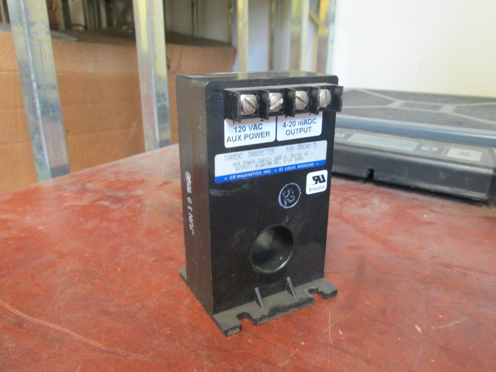 CR Magnetics Current Transmitter CR4340-75 Input: 120V Output: 4-20mA