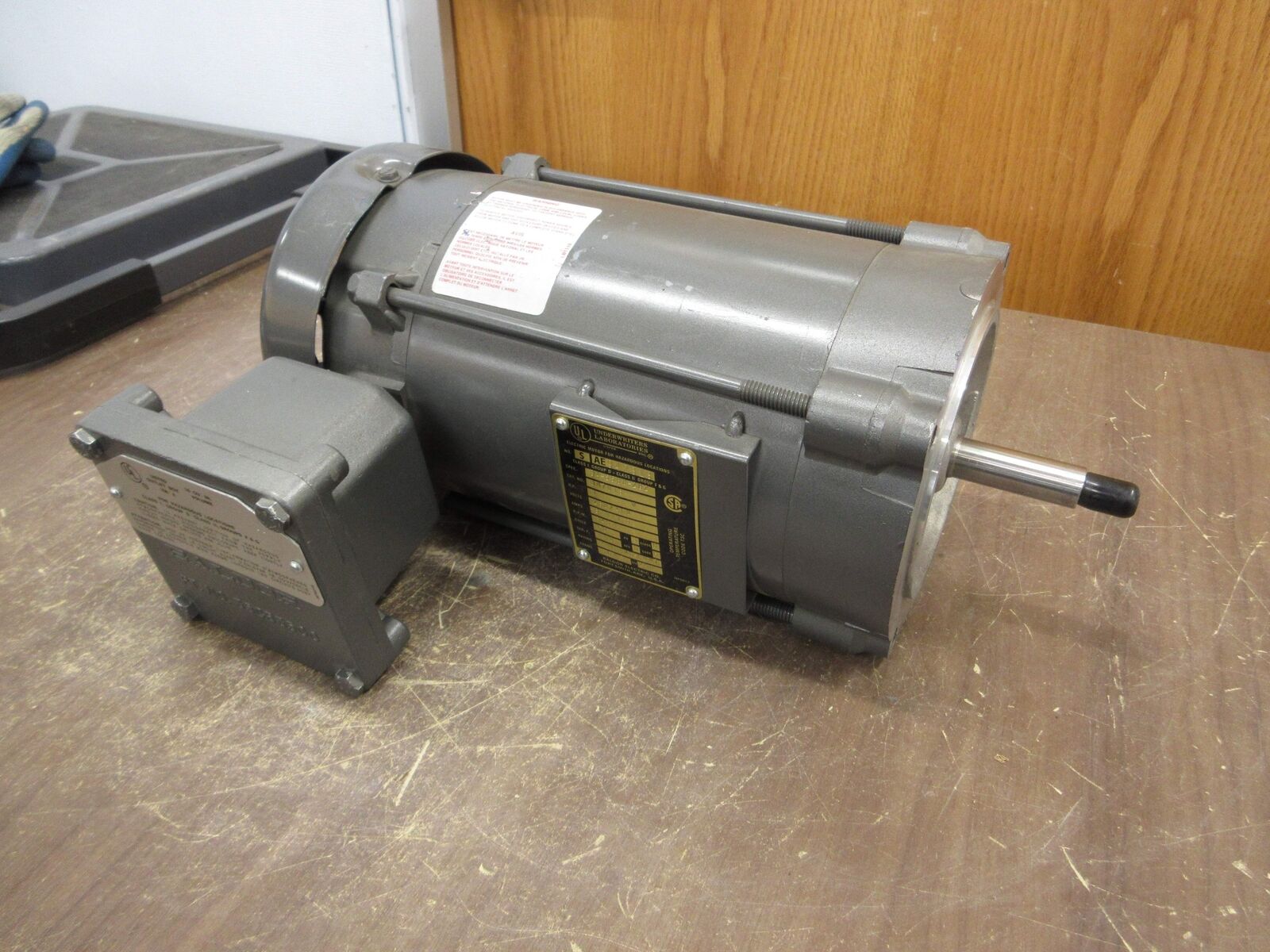 Underwriter Laboratories Explosion Proof Motor JM7013 1HP 3600RPM 230/