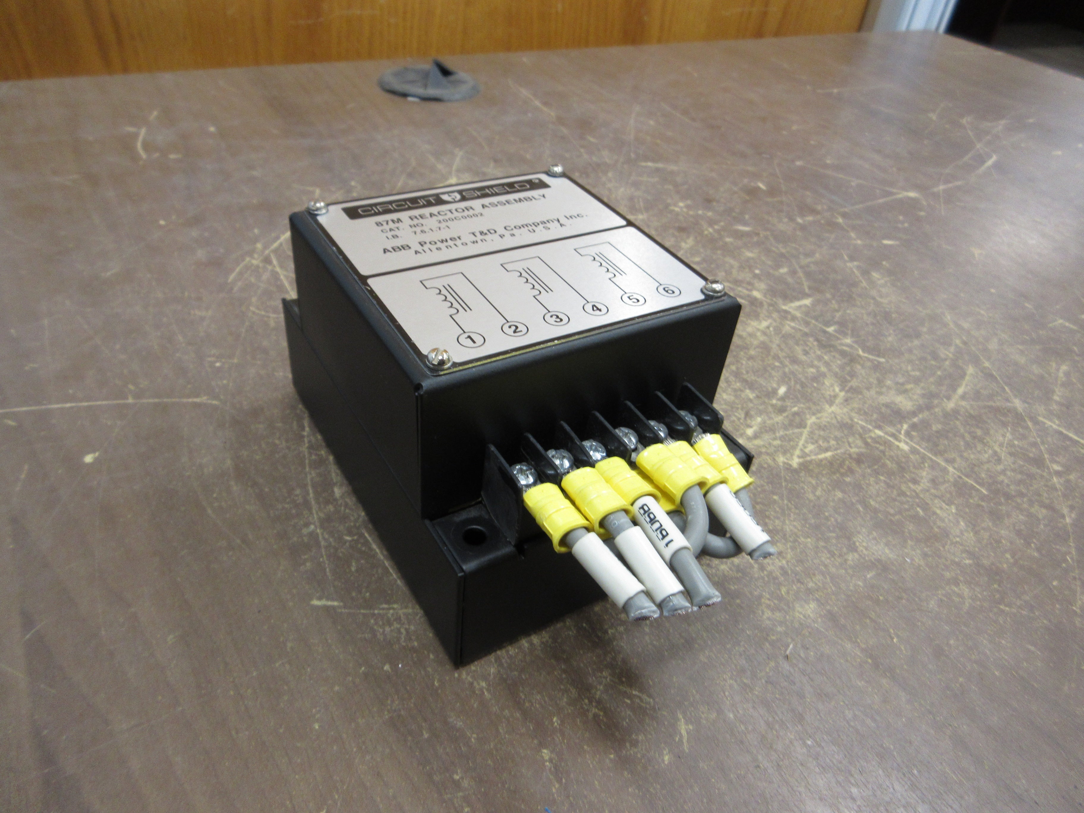 ABB Circuit Shield 87M Reactor Assembly 200C0002 Used