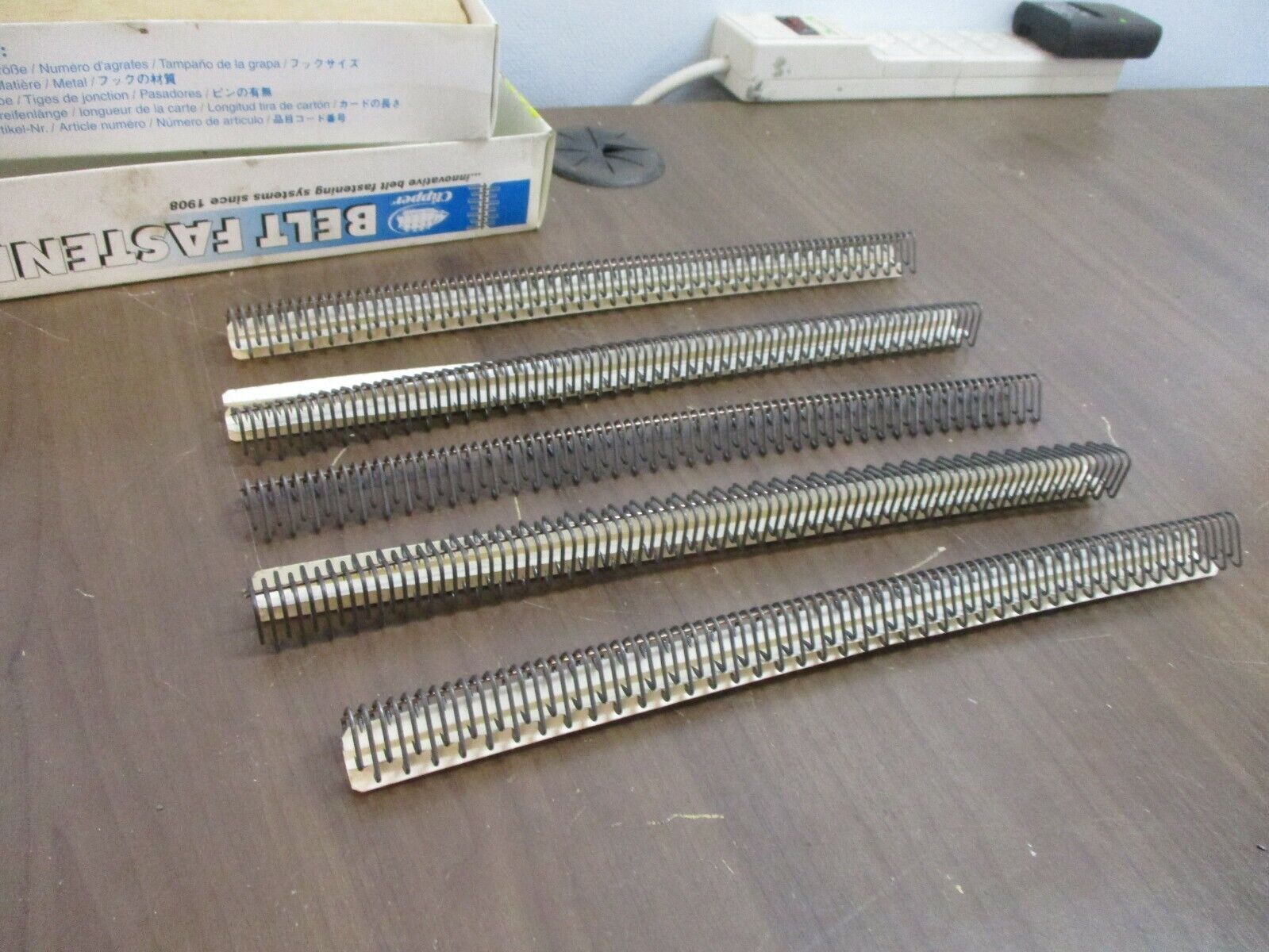 Flexco Clipper Unibar Coated Steel Belt Fastener U3C12W 12" *Box of 5*