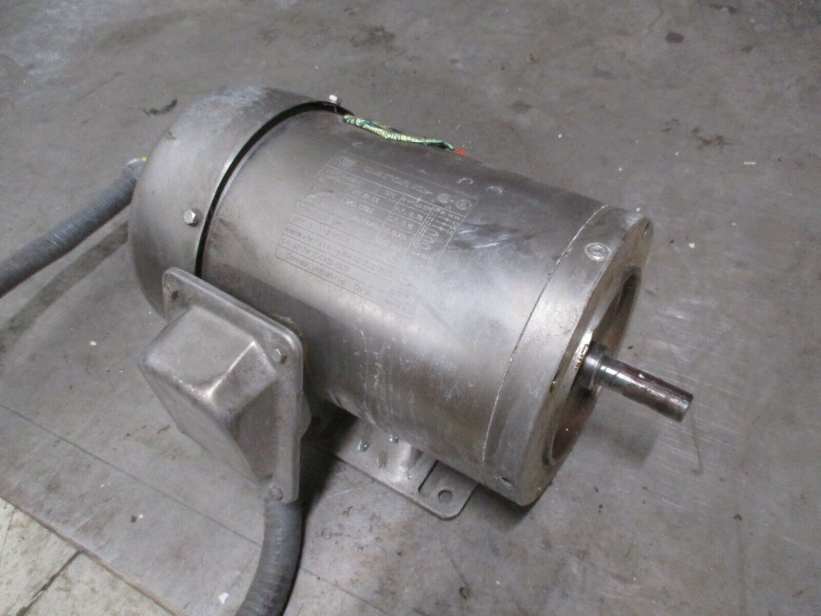 Gator Stainless Steel AC Motor CSSTF18-056-01 1HP 1800RPM 208-230/460V