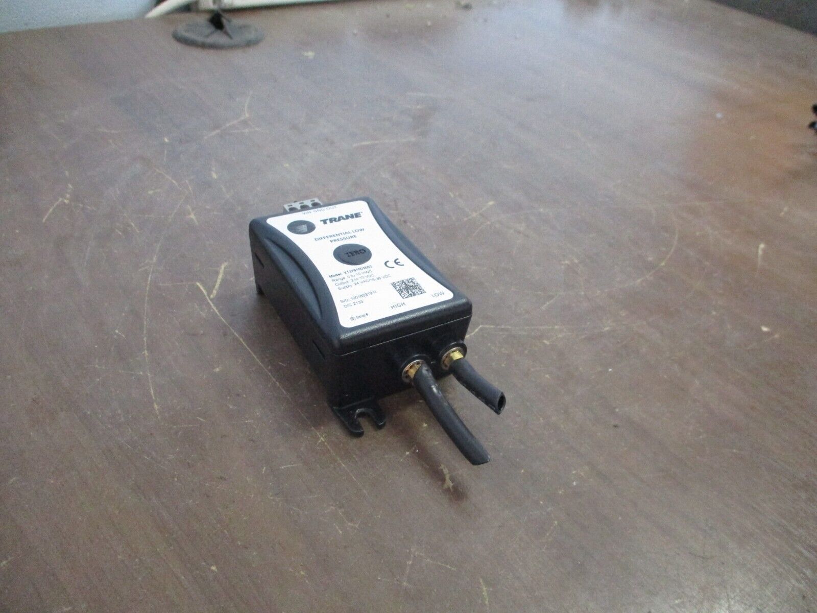 Trane Low Pressure Differential Sensor X13791003002 Range: 0-10in WC U