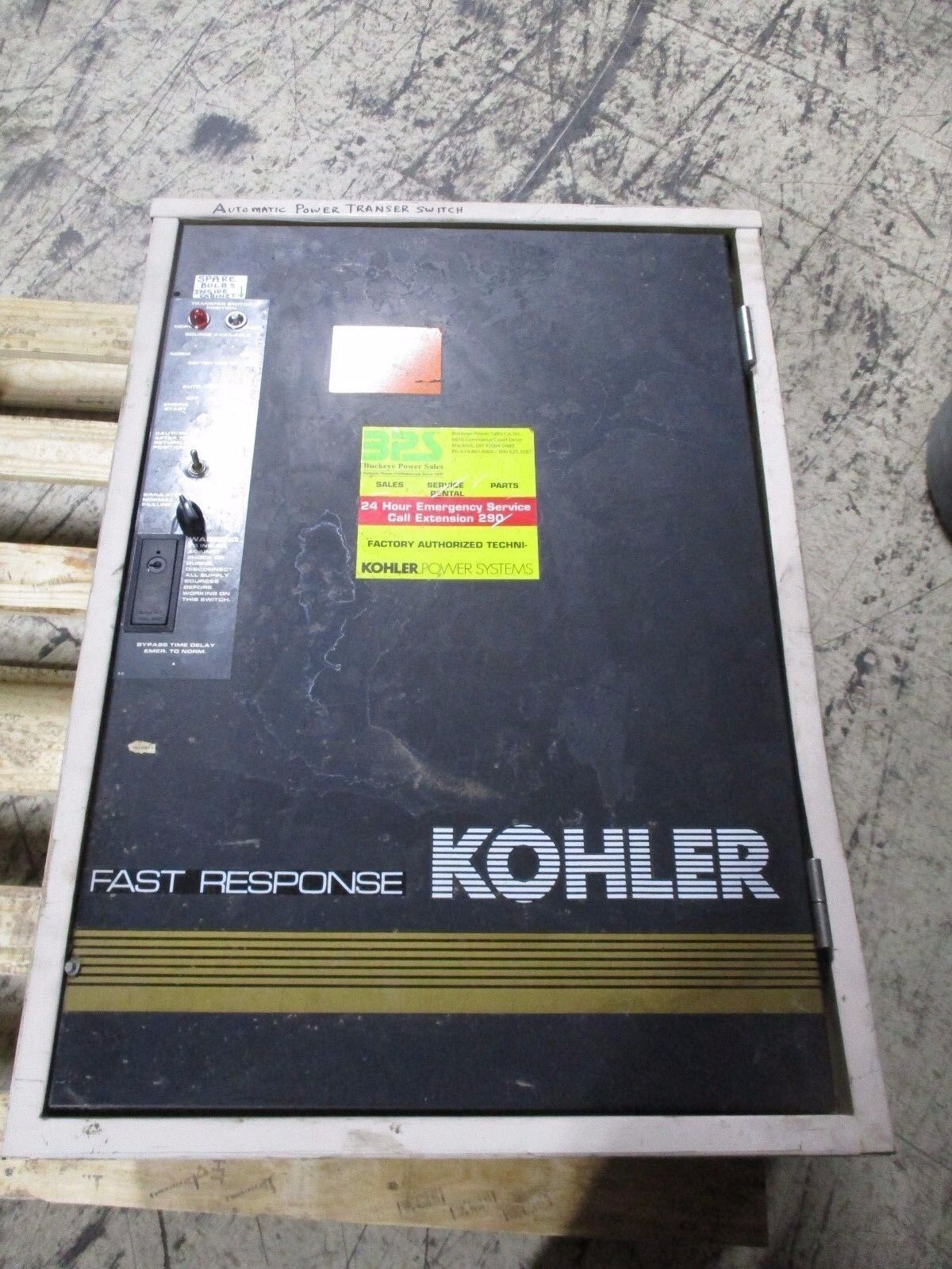 Kohler Automatic Transfer Switch K-166541-0070 70A 480V 3Ph 4W 60Hz 3P