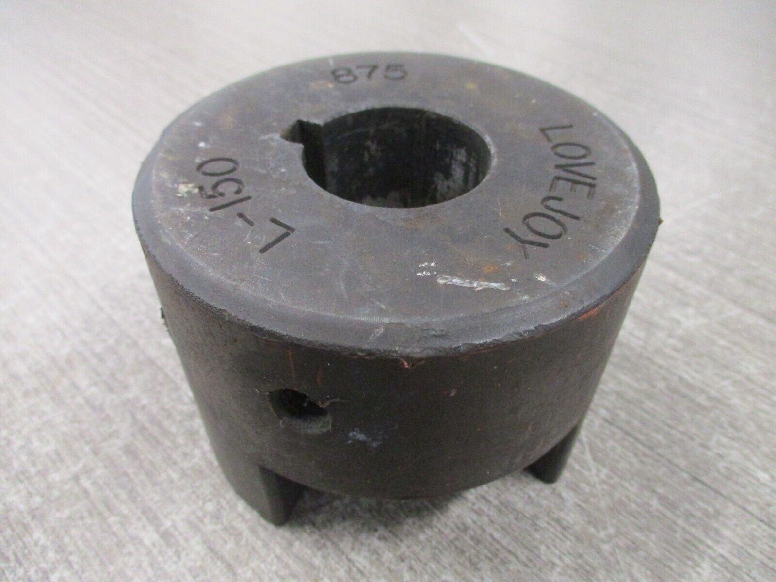 Lovejoy Jaw Coupling Hub L-150 875 Bore: 1 1/2" Used