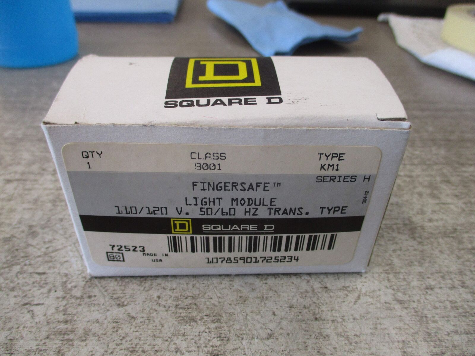 Square D FingerSafe Light Module 9001KM1 Ser. H Transformer Type New S