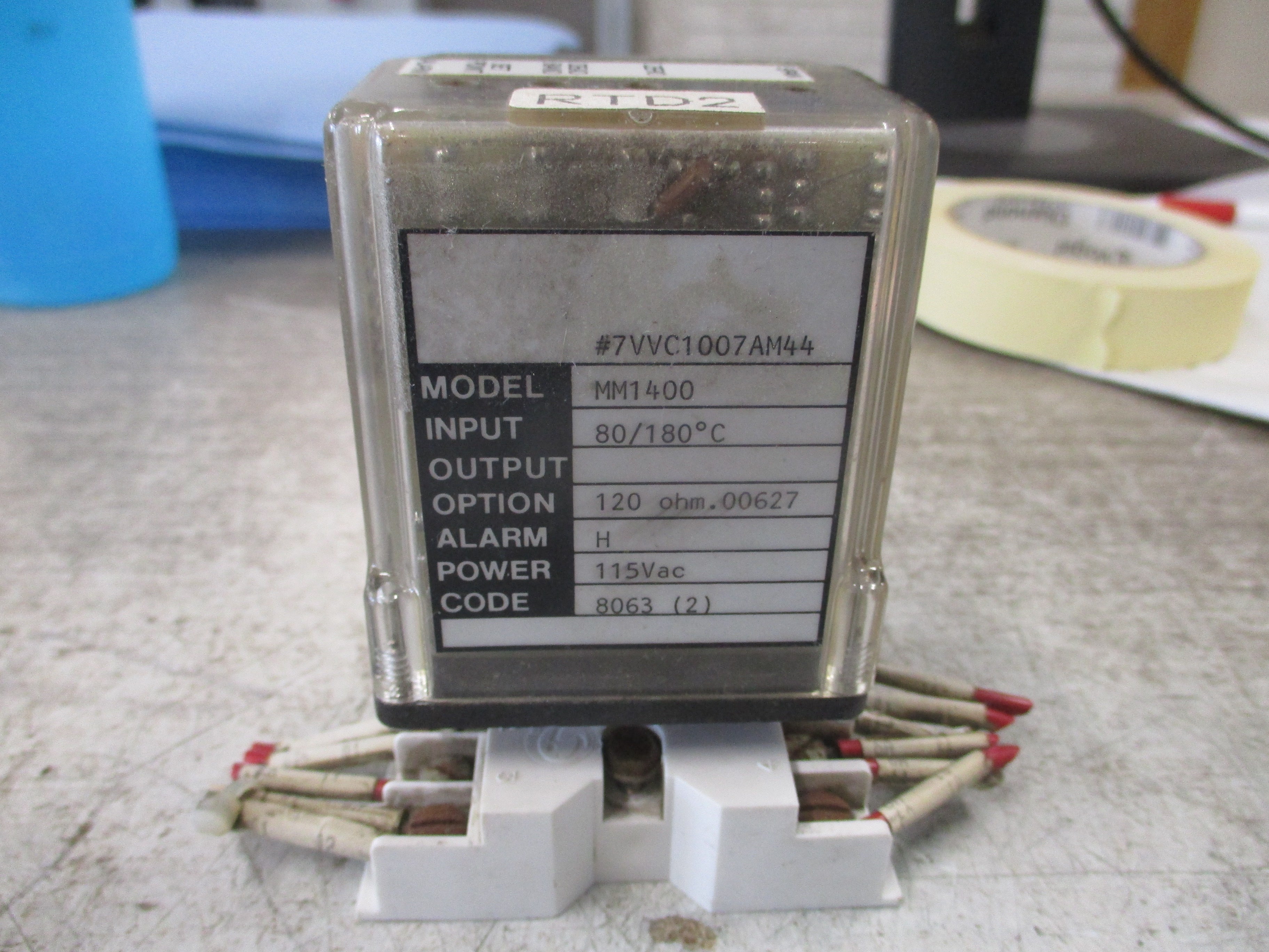 Wilkerson Mighty Module MM1400 115VAC Option: 120ohm.00627 W/Base Used