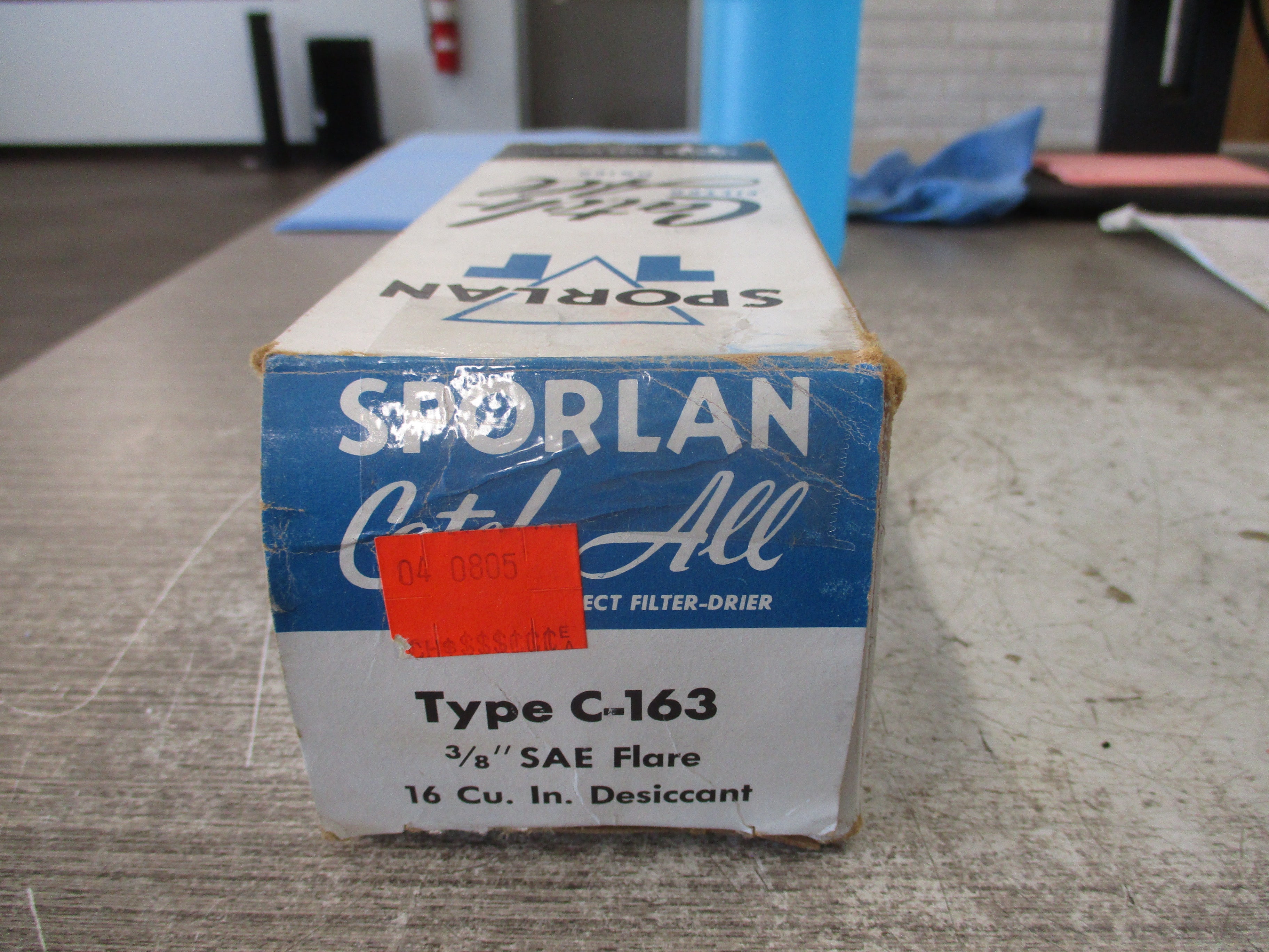 Sporlan Catch-All Filter Drier C-163 3/8" SAE Flare New Surplus